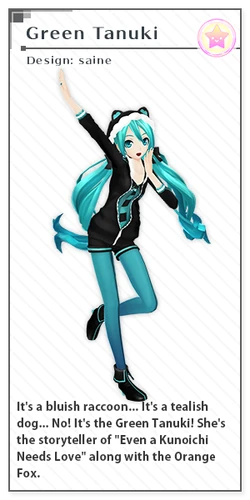 Green Tanuki | Project DIVA Wiki | Fandom