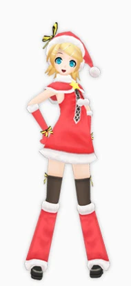 Kagamine Rin Christmas | Project DIVA Wikia | Fandom
