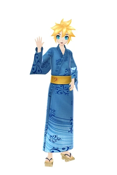 Kagamine Len Yukata Style | Project DIVA Wiki | Fandom