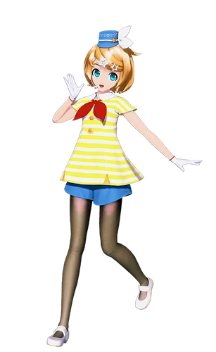 Cabin Attendant Kagamine Rin | Project DIVA Wiki | Fandom
