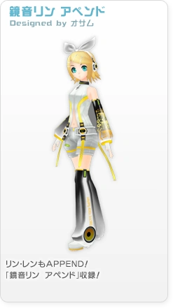 Kagamine Rin Append | Project DIVA Wikia | Fandom