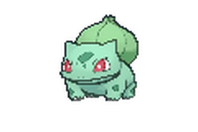 Bulbasaur Sprite Dearg