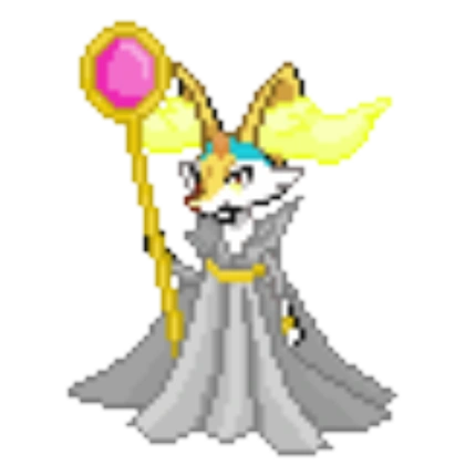 Shiny Braixen Sprite