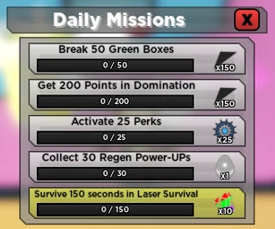 Daily Missions | Project Power-UP Wiki | Fandom
