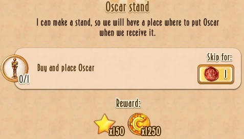 Oscar stand | Project Restoration Wikia | Fandom