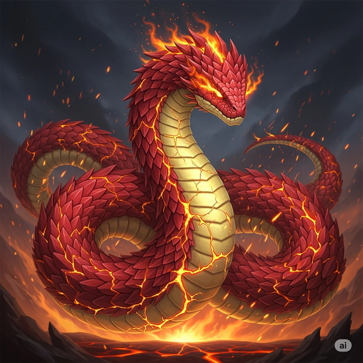 Seething Lava Serpent | Project Samrat Wiki | Fandom