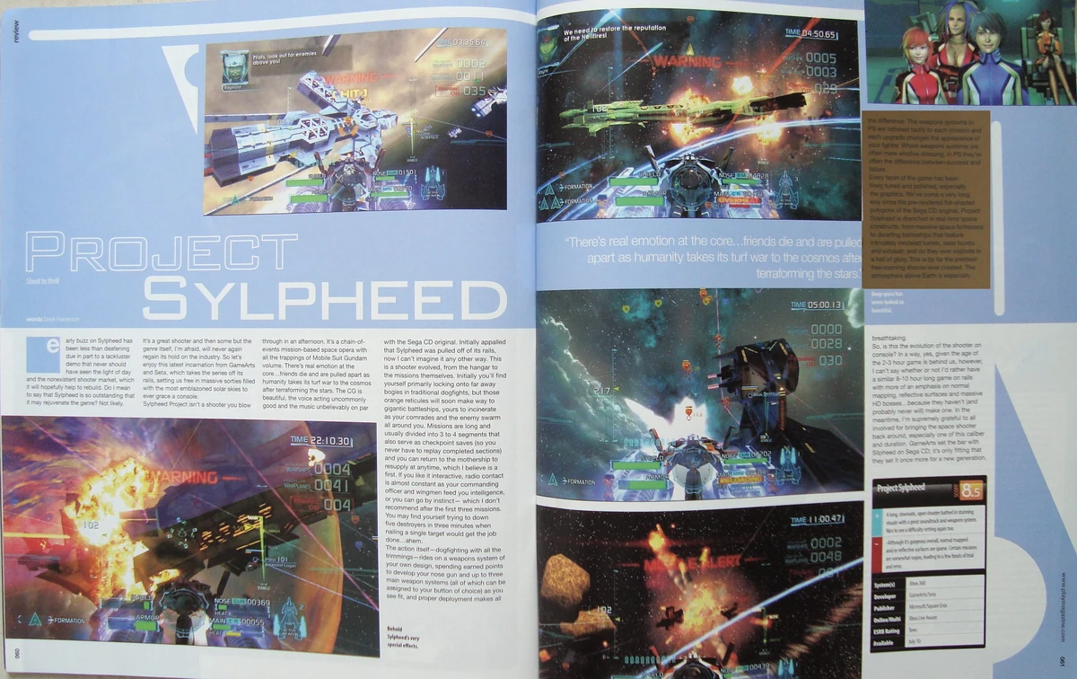 Magazine articles | Project Sylpheed Wikia | Fandom