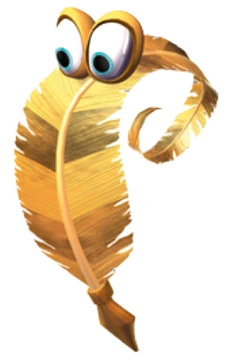 Cartoon Quill Animal