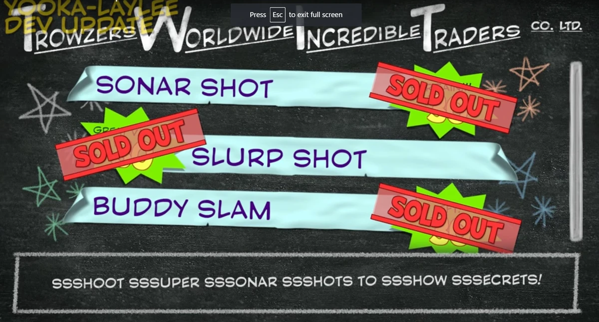 Trowzers Worldwide Incredible Traders Co. Ltd. | Yooka-Laylee Wiki | Fandom