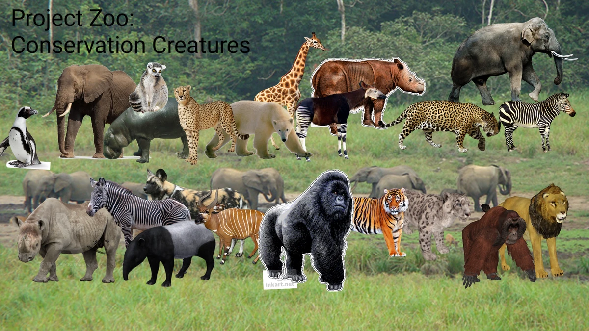 Conservation Creatures Pack | Project Zoo Wiki | Fandom