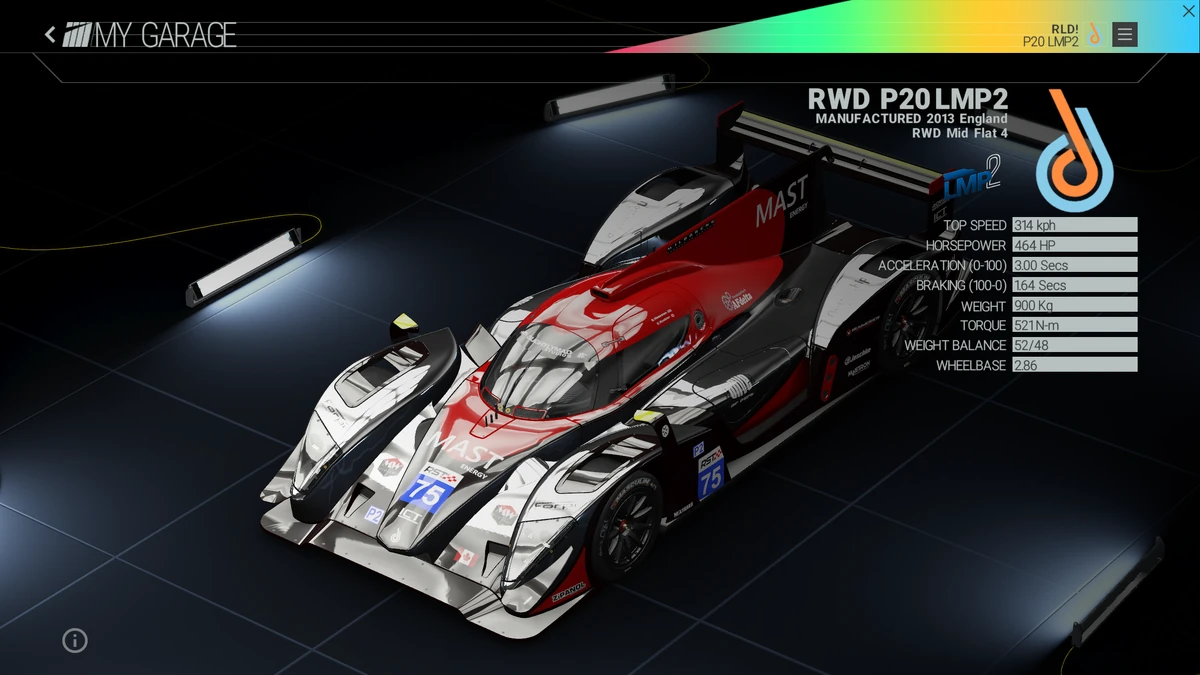 RWD P20 LMP2 | Project Cars Wiki | Fandom