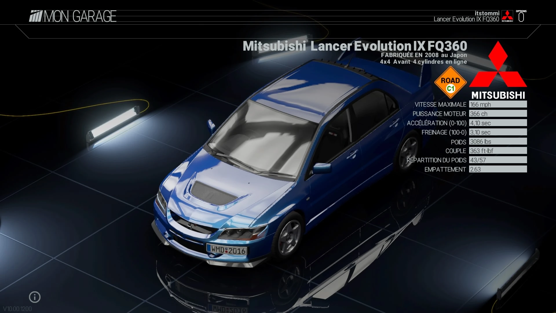 Mitsubishi Lancer Evolution IX FQ-360 | Project Cars Wiki | Fandom