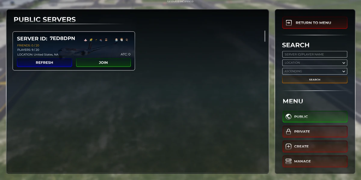 Server Hopper | Project Flight Wiki | Fandom