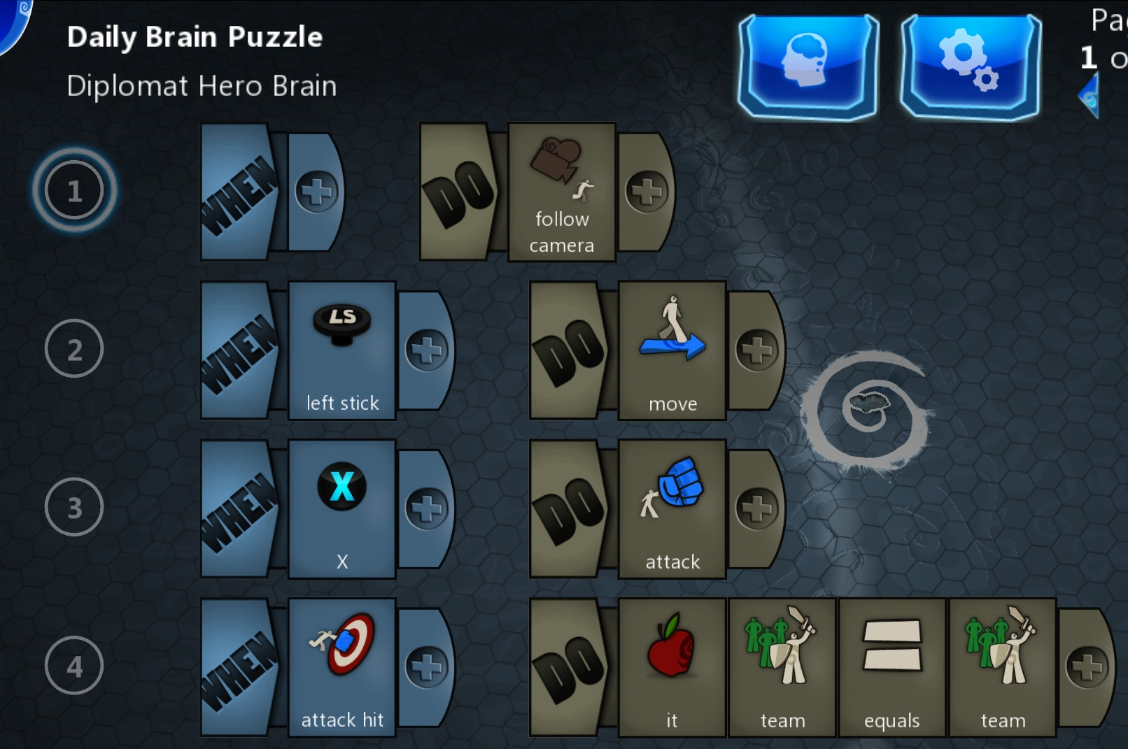 Daily Brain Puzzle: Diplomat Hero Brain - Project Spark Wiki