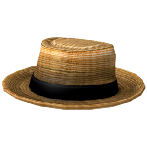 Ribboned Straw Hat | Projoot Testing Wiki | Fandom