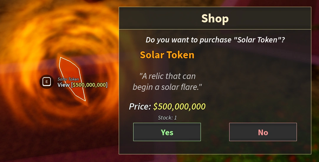 Solar Token | Prospecting! Wiki | Fandom