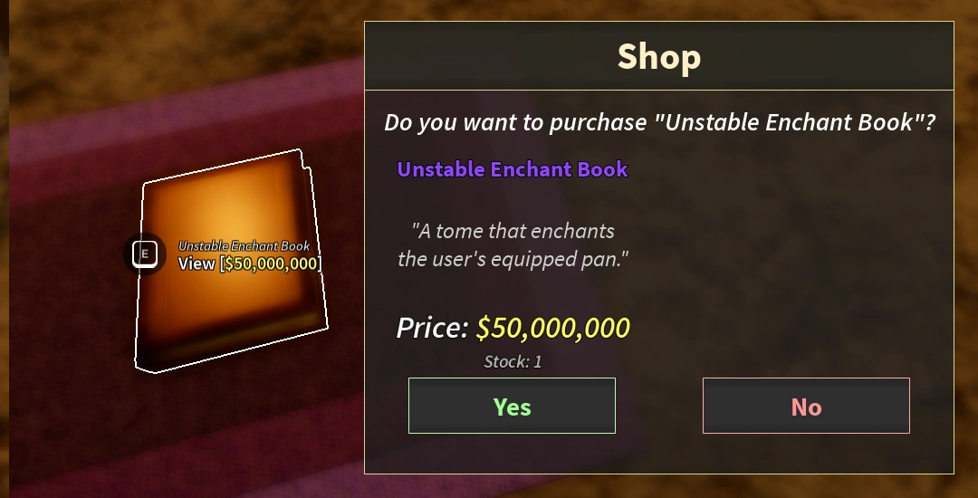 Unstable Enchant Book | Prospecting! Wiki | Fandom