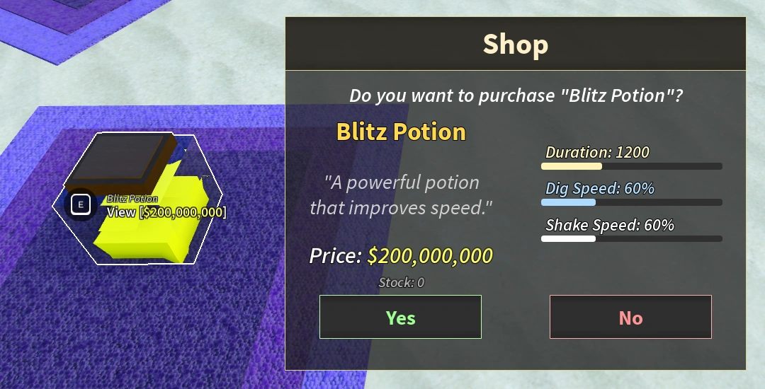 Blitz Potion | Prospecting! Wiki | Fandom
