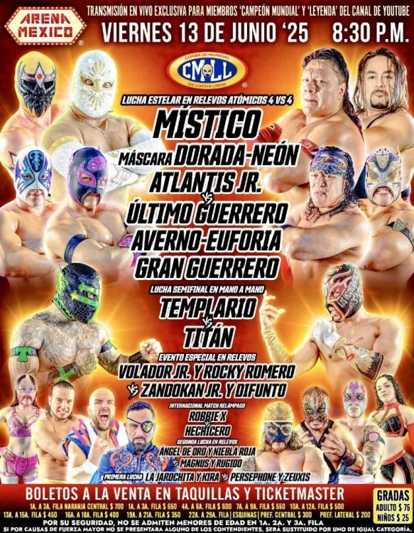 CMLL Super Viernes (June 13, 2025) | Pro Wrestling | Fandom