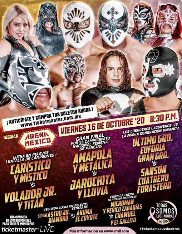 CMLL (October 16, 2020) | Pro Wrestling | Fandom