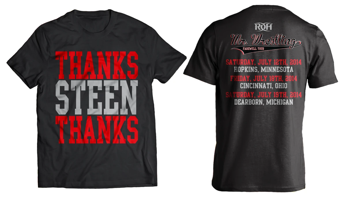 Kevin Steen "Thanks Steen Thanks" T-Shirt | Pro Wrestling | Fandom