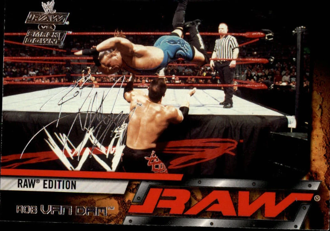 2002 WWE RAW vs. SmackDown! (Fleer) Rob Van Dam (No.10) | Pro Wrestling ...