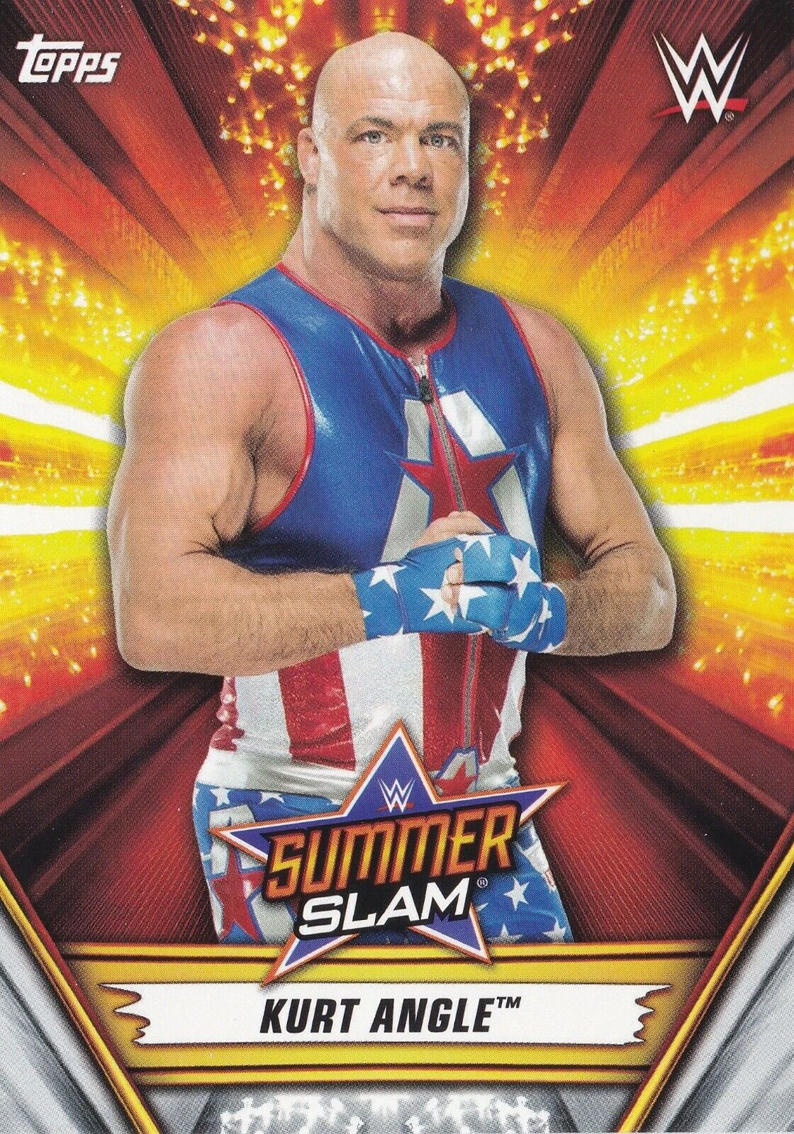 2019 WWE SummerSlam (Topps) Kurt Angle (No.12) | Pro Wrestling | Fandom