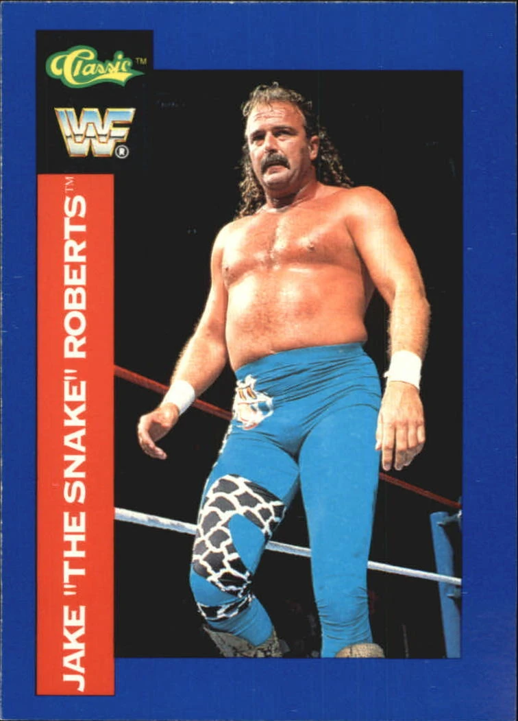 1991 WWF Classic Superstars Cards Jake "The Snake" Roberts (No.73 ...
