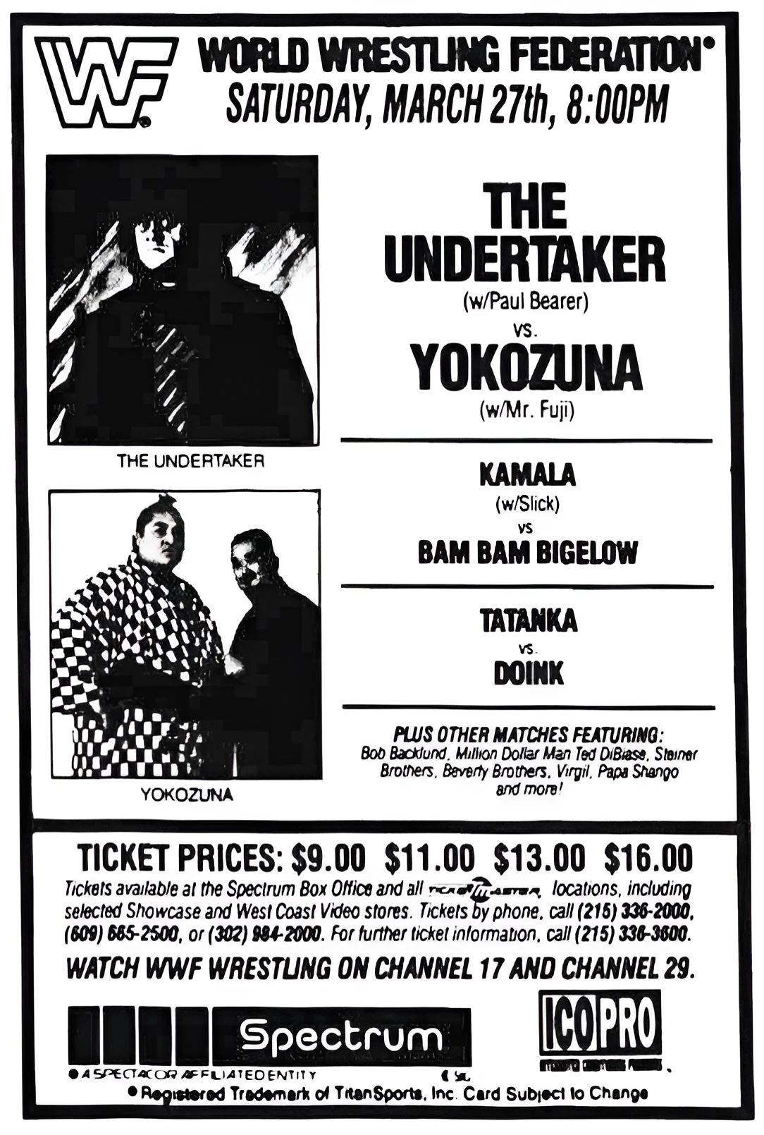 WWF House Show (Mar 27, 93') | Pro Wrestling | Fandom