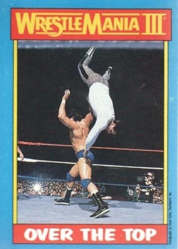 1987 WWF Wrestling Cards (Topps) Over The Top (No.53) | Pro Wrestling ...