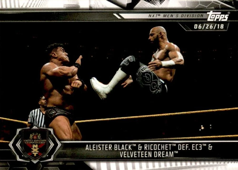 2019 WWE NXT (Topps) Aleister Black & Ricochet (No.35) | Pro Wrestling ...