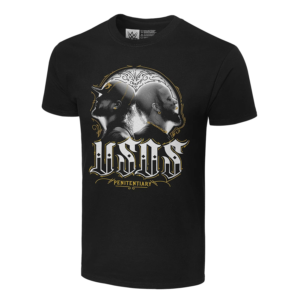 The Usos "Penitentiary" Authentic T-Shirt | Pro Wrestling | Fandom