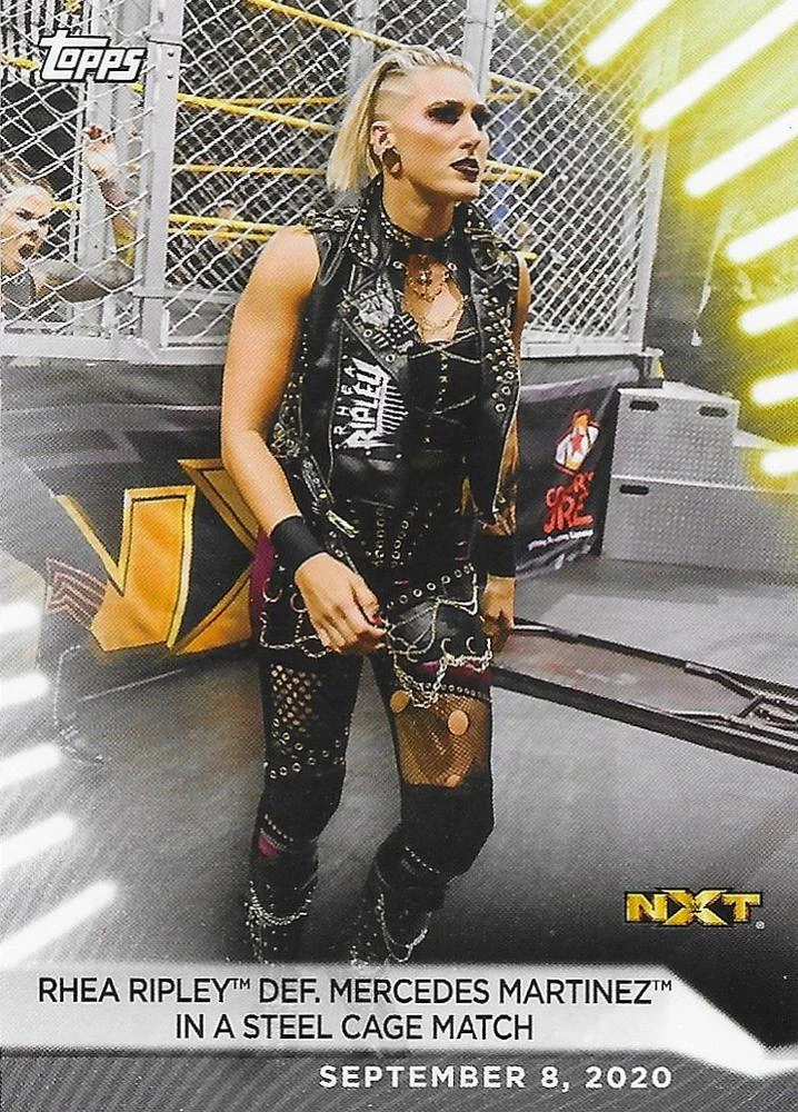 2021 WWE Women's Division Trading Cards (Topps) Rhea Ripley (No.72 ...