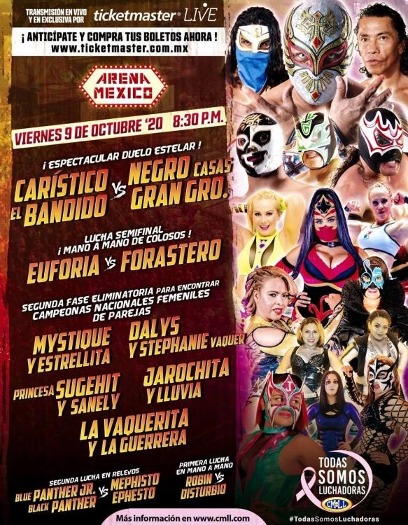 CMLL (October 9, 2020) | Pro Wrestling | Fandom