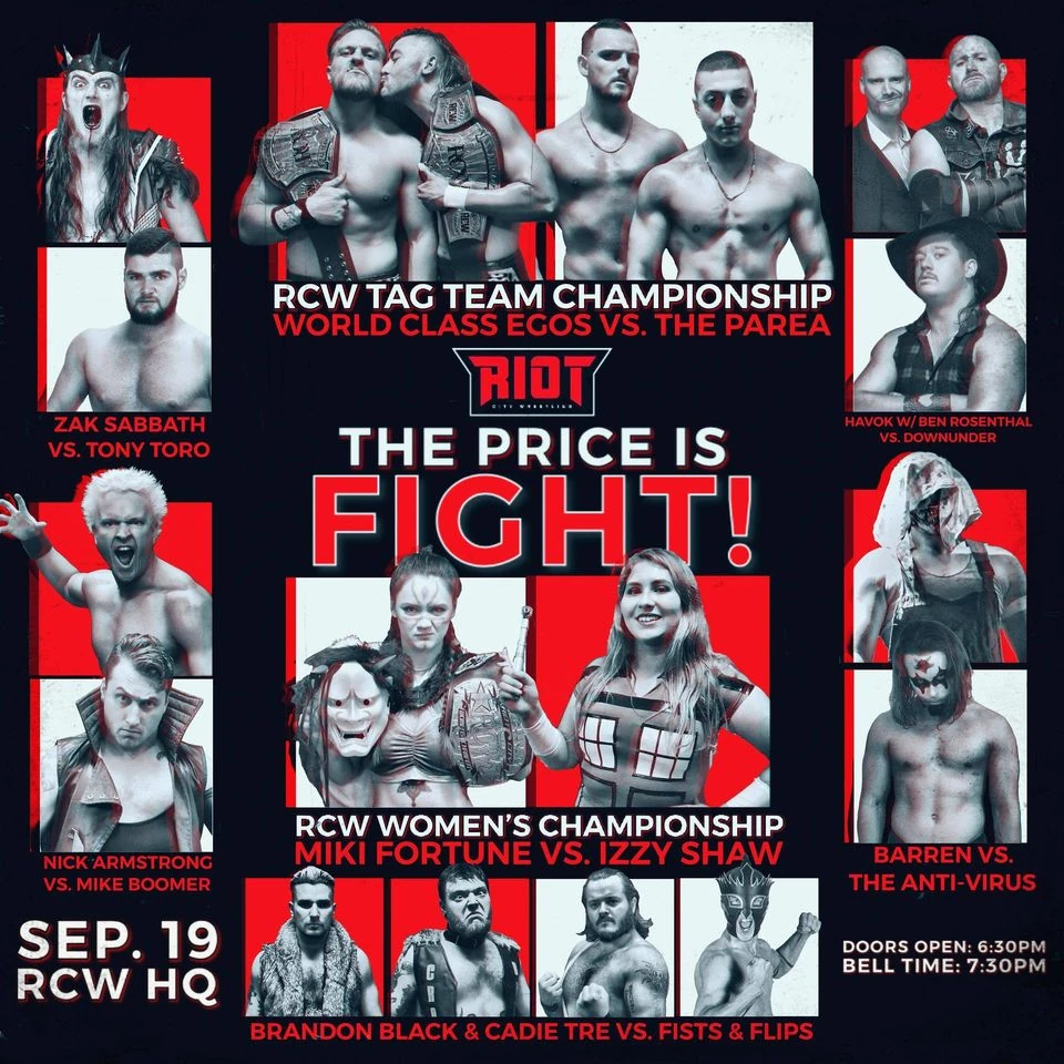 RCW The Price Is Fight! | Pro Wrestling | Fandom