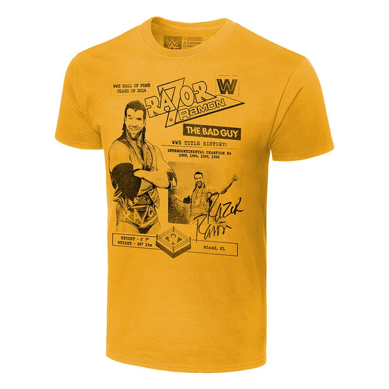 Razor Ramon Fanzine Graphic T-Shirt | Pro Wrestling | Fandom