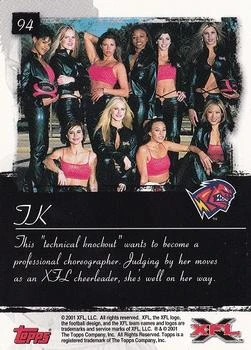 2001 XFL Football (Topps) TK (No.94) | Pro Wrestling | Fandom