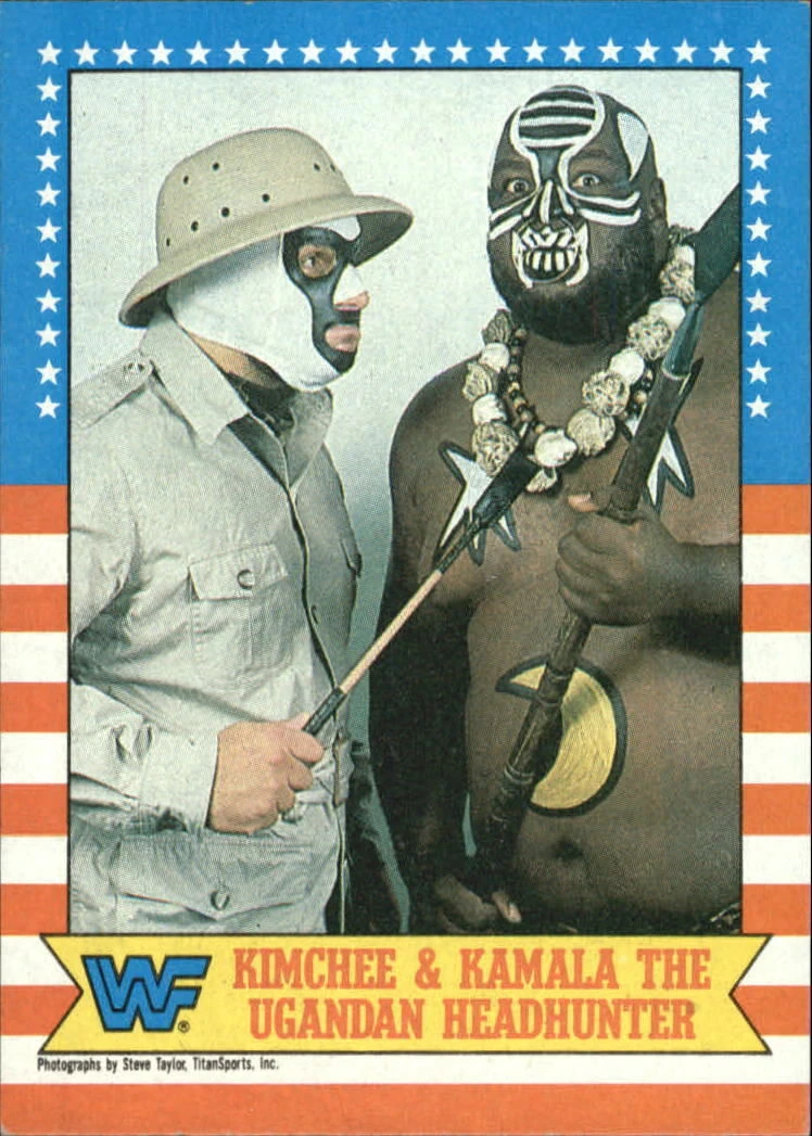 1987 WWF Wrestling Cards (Topps) Kimchee & Kamala (No.11) | Pro ...
