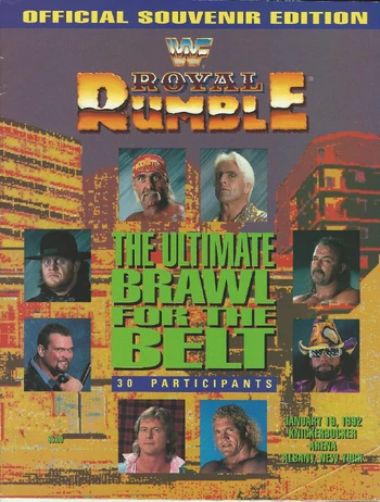Royal Rumble 1992 Program | Pro Wrestling | Fandom