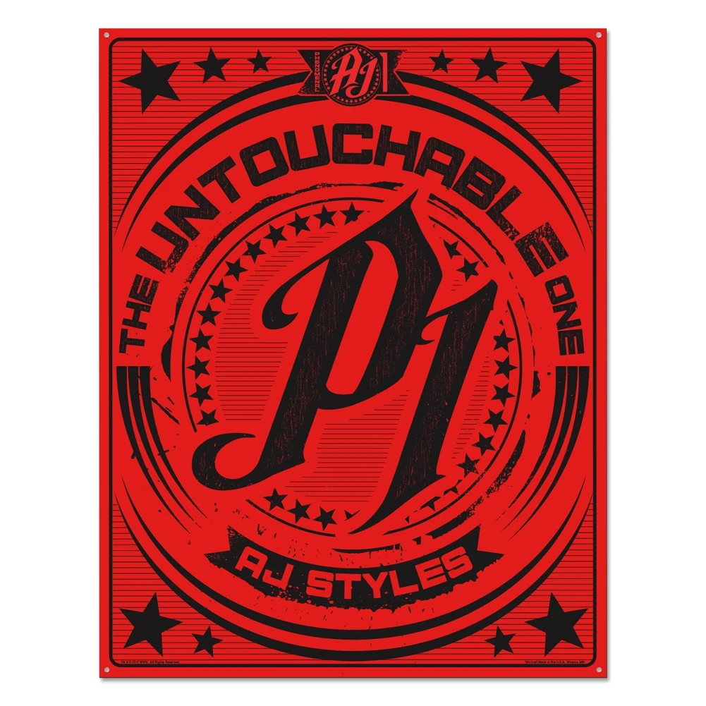 AJ Styles Metal Sign | Pro Wrestling | Fandom