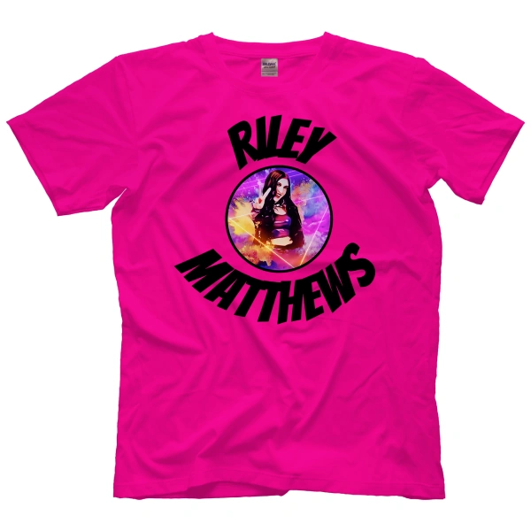 Riley Matthews - Neon Design Pink Shirt | Pro Wrestling | Fandom