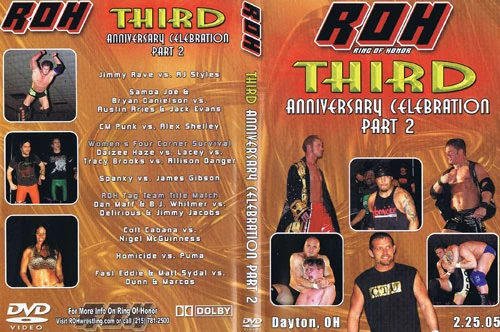 ROH Third Anniversary Celebration: Part 2 | Pro Wrestling | Fandom