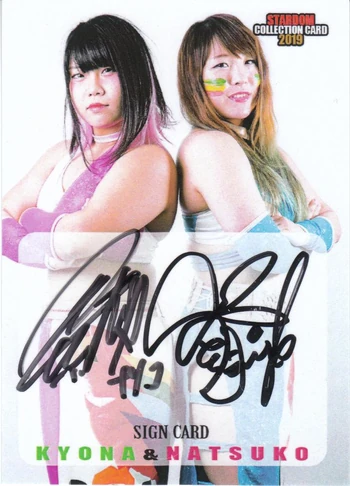 2019 Stardom Collection Card Kyona & Natsuko (No.187) | Pro Wrestling | Fandom