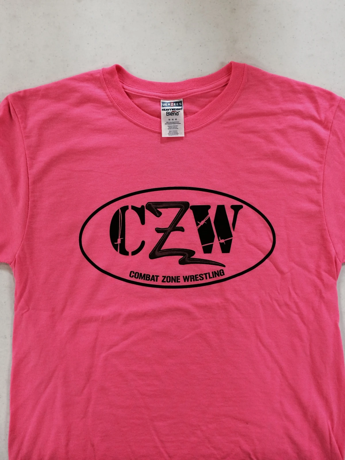 CZW Pink Logo T-Shirt | Pro Wrestling | Fandom