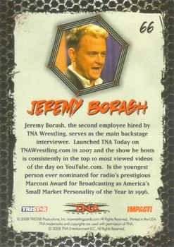 2008 TNA Impact (Tristar) Jeremy Borash (No.66) | Pro Wrestling | Fandom