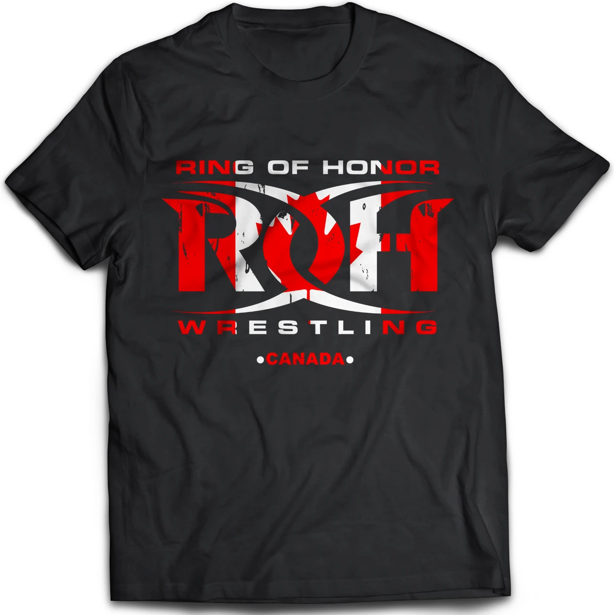 ROH Canadian Logo T-Shirt | Pro Wrestling | Fandom