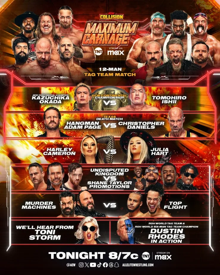 January 18, 2025 AEW Collision results | Pro Wrestling | Fandom