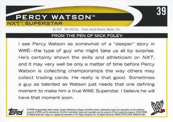 2012 WWE (Topps) Percy Watson (No.39) | Pro Wrestling | Fandom