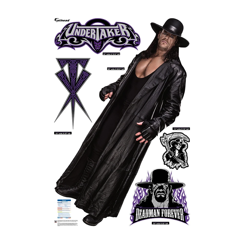Undertaker Fathead 5-Piece Wall Decals | Pro Wrestling | Fandom