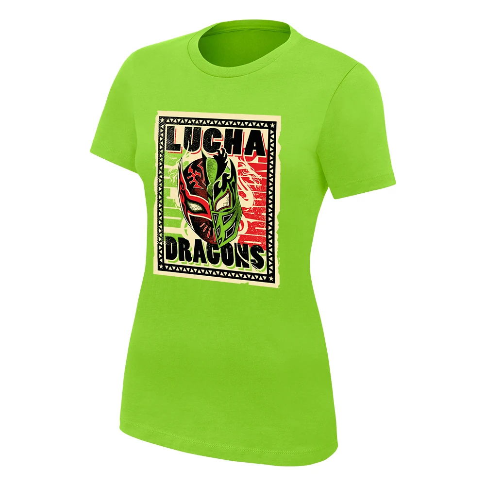 Lucha Dragons "Lucha! Lucha!" Women's Authentic T-Shirt | Pro Wrestling ...